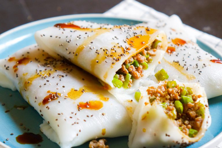 Cheung Fun - Steamed Rice Noodle Roll | China Yummy Food