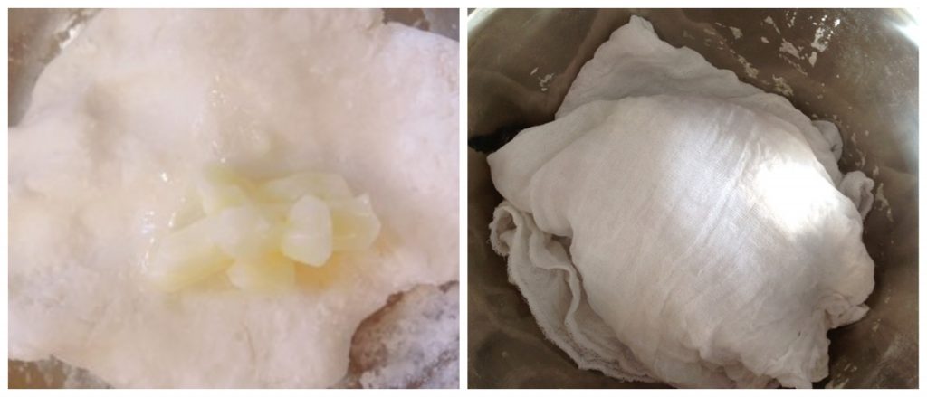 3. Divide the dough into 12 grams small doughs evenly and press it to a ...