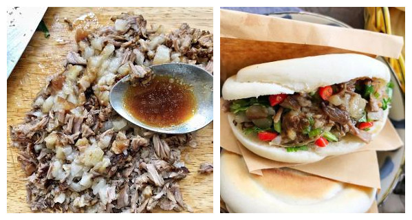 Chinese Hamburger, Rou Jia Mo | China Yummy Food